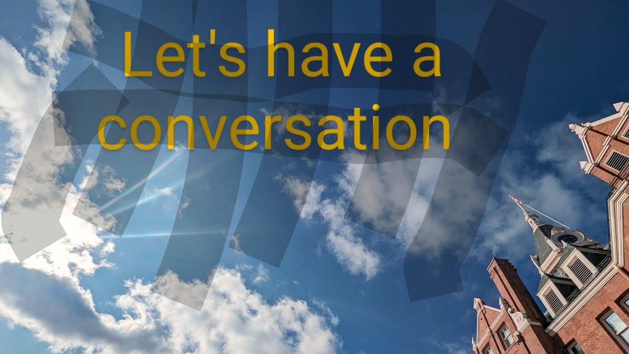 Let's have a conversation 🙏 ️ - YouTube