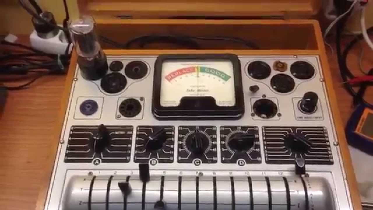 PRECISION / PRECISE 10-12 COMPROBADOR DE VALVULAS RADIO / TUBE TESTER ...