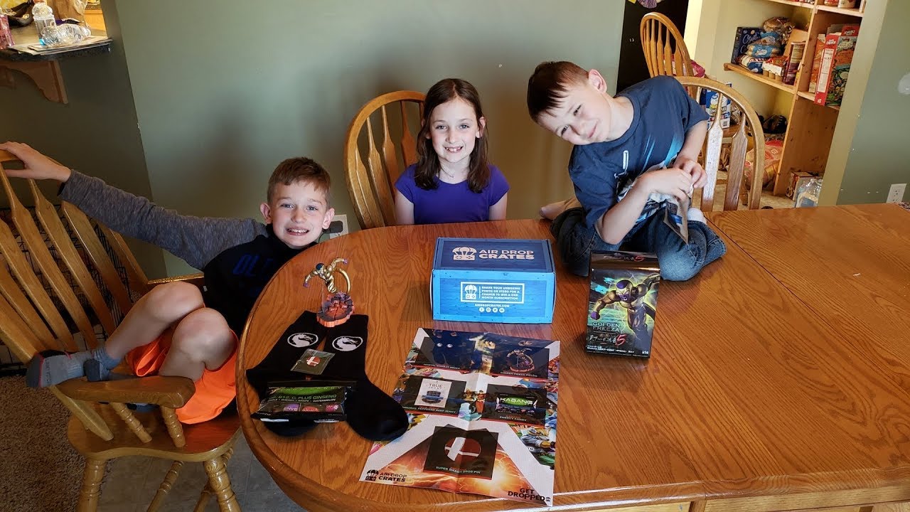 Air Drop Crates Unboxing! Opening Monthly Air Drop Crates With My Kids ...