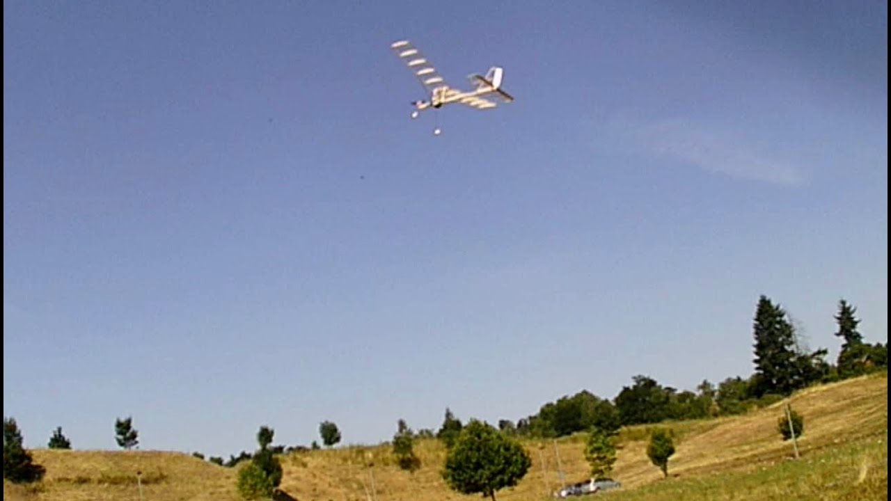 03 Hangar Rat RC Conversion Maiden flight - YouTube