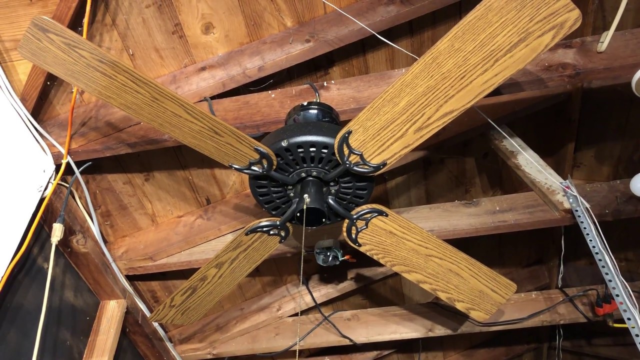 56" Hunter Original #25604 - 1987 - YouTube