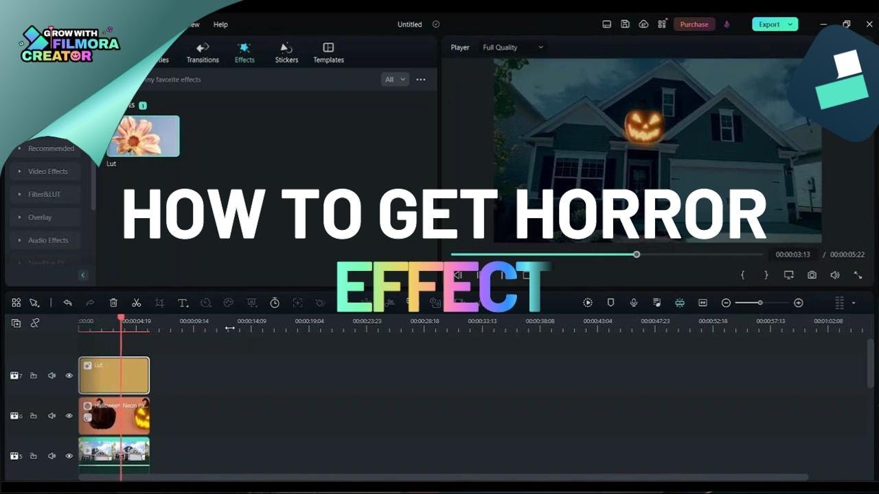 How To Add Horror Movie Effects To Your Video Using Filmora - YouTube