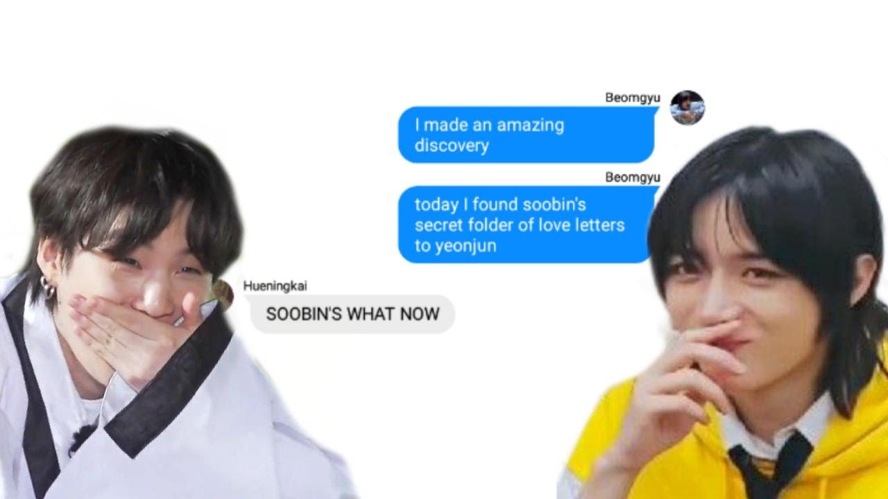 bts and txt texts - the one with the love letters - YouTube