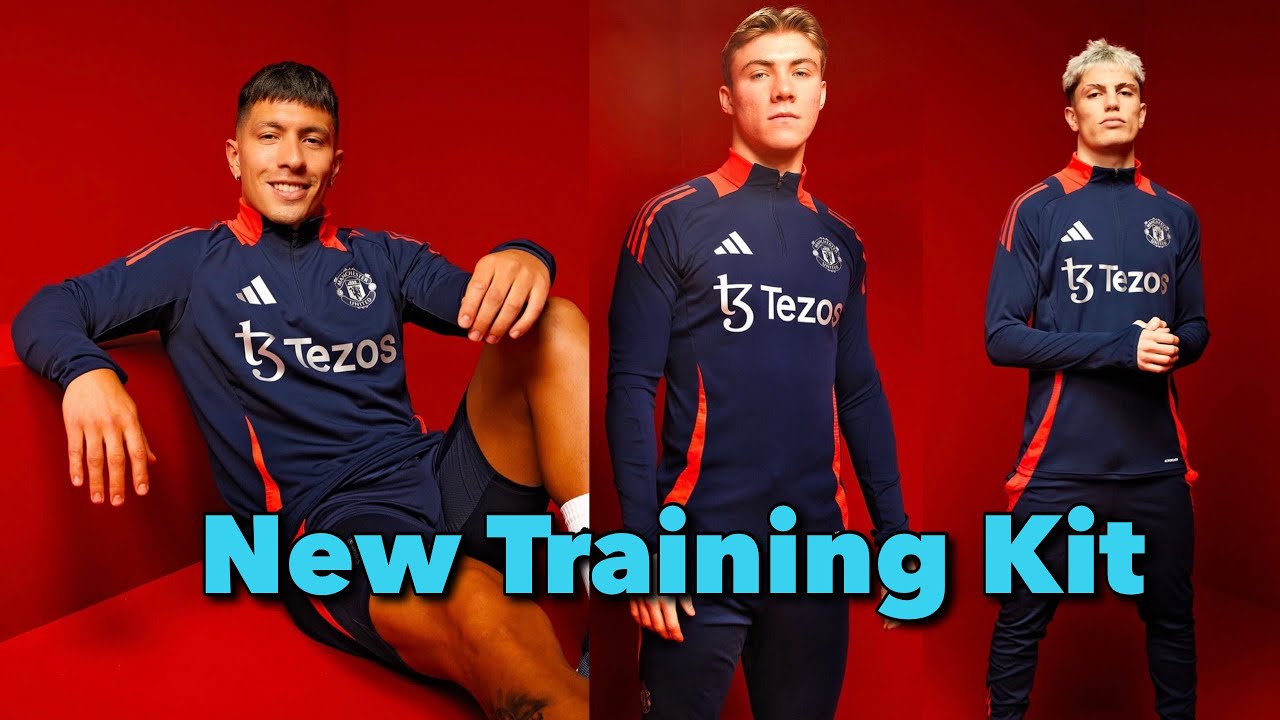 Manchester United New Training Kit | Højlund, Garnacho, Rashford - YouTube