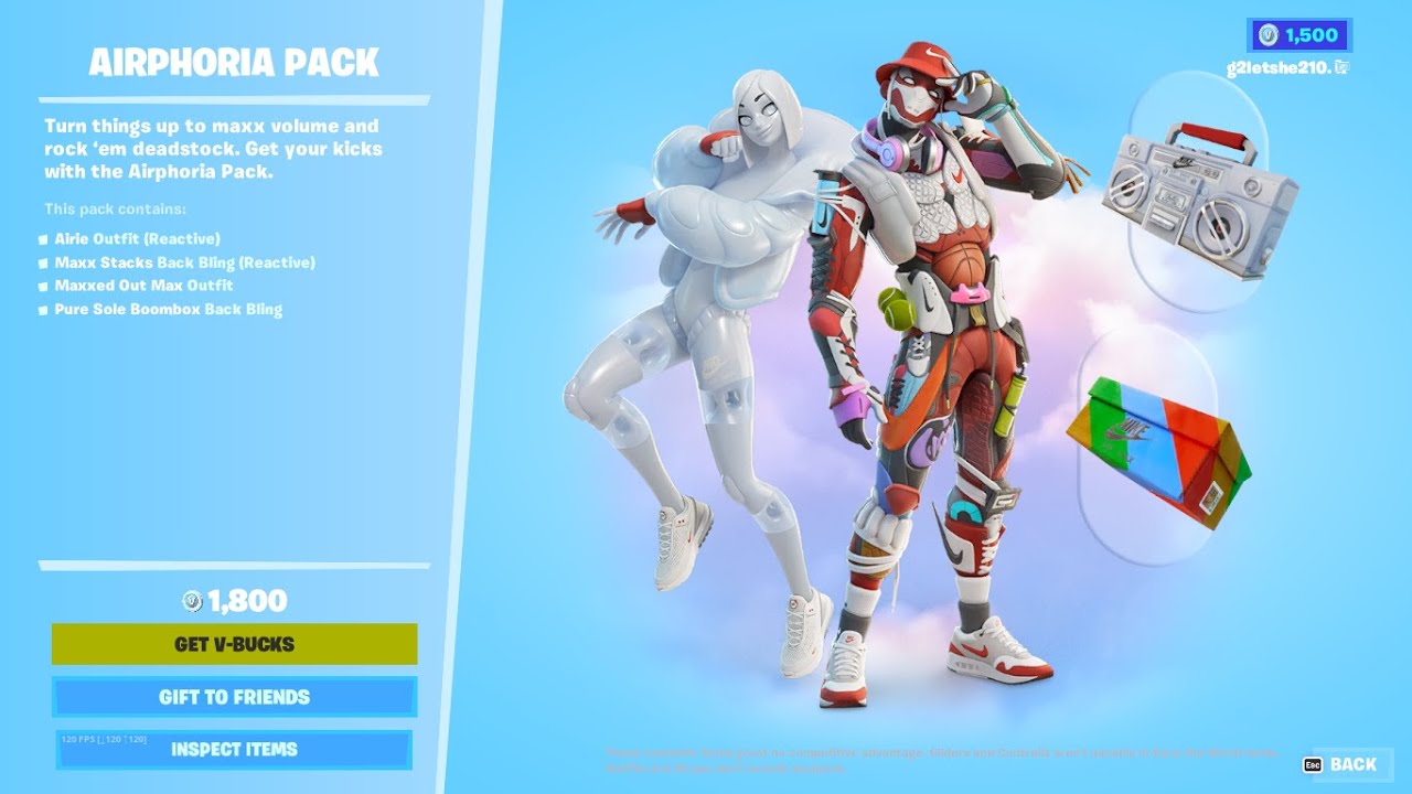 Fortnite Item Shop *NEW* AIRPHORIA COLLAB! (Fortnite Battle Royale ...