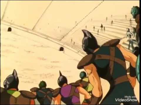 Shaina,Marine,Aiolia,Seiya and Cassius battle - YouTube