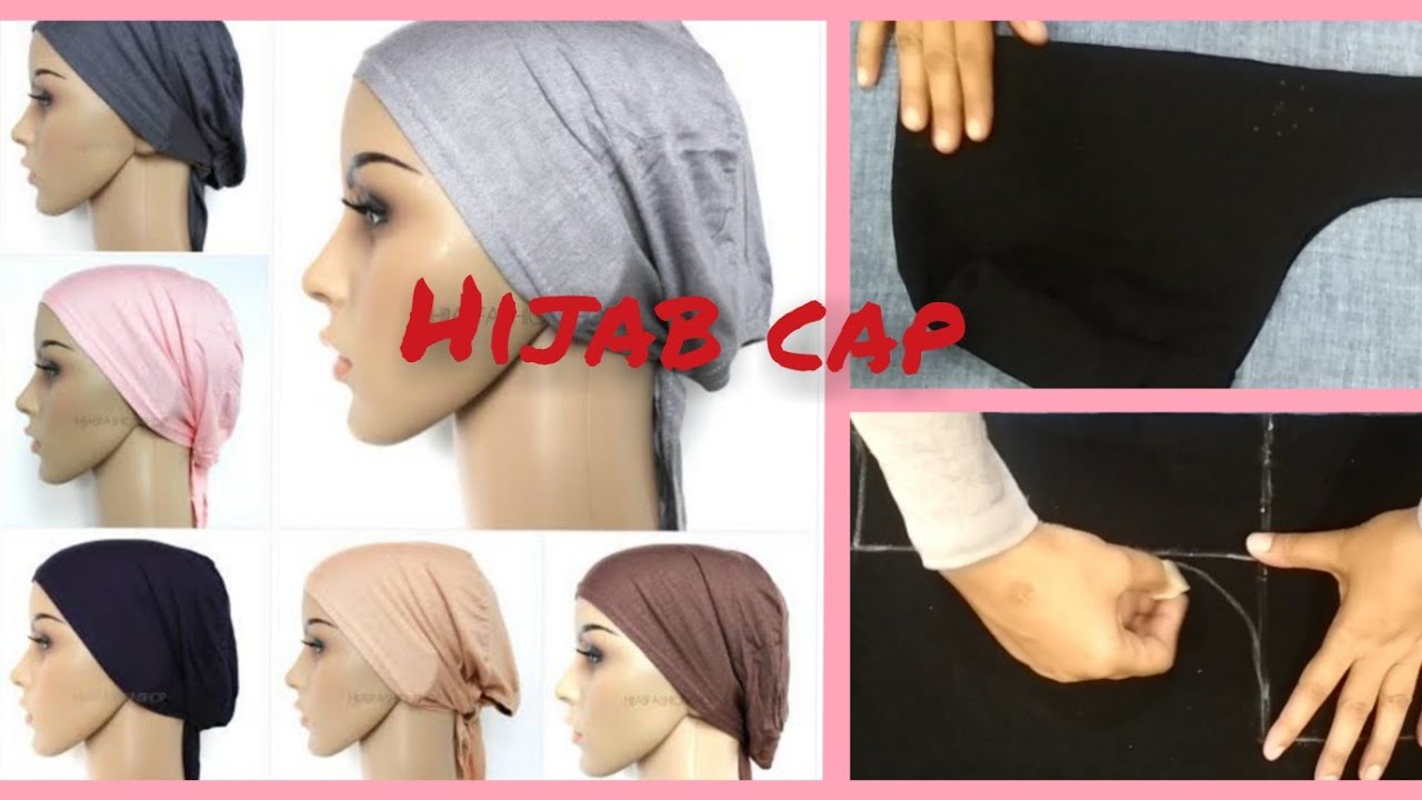 Cutting and stitching of hijab cap.#hijab #hijabfashion - YouTube