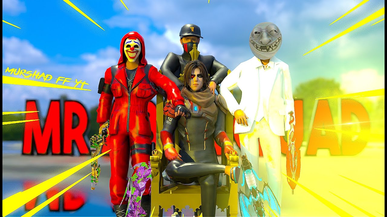 MR ABU | RUFE BHAI | NOMI FF| AJ FF | FREE FIRE 3D ANIMATION | MURSHAD ...