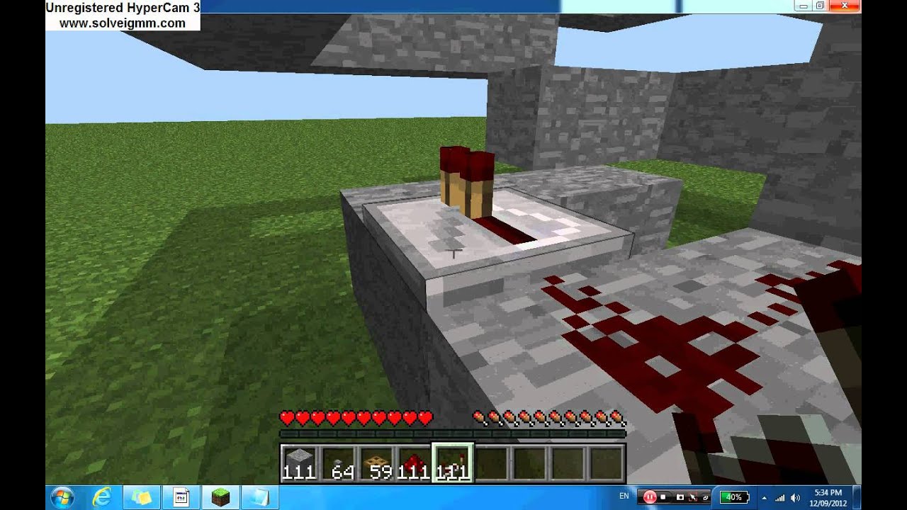 MC Tutorial #1: How to make a redstone elevator. - YouTube