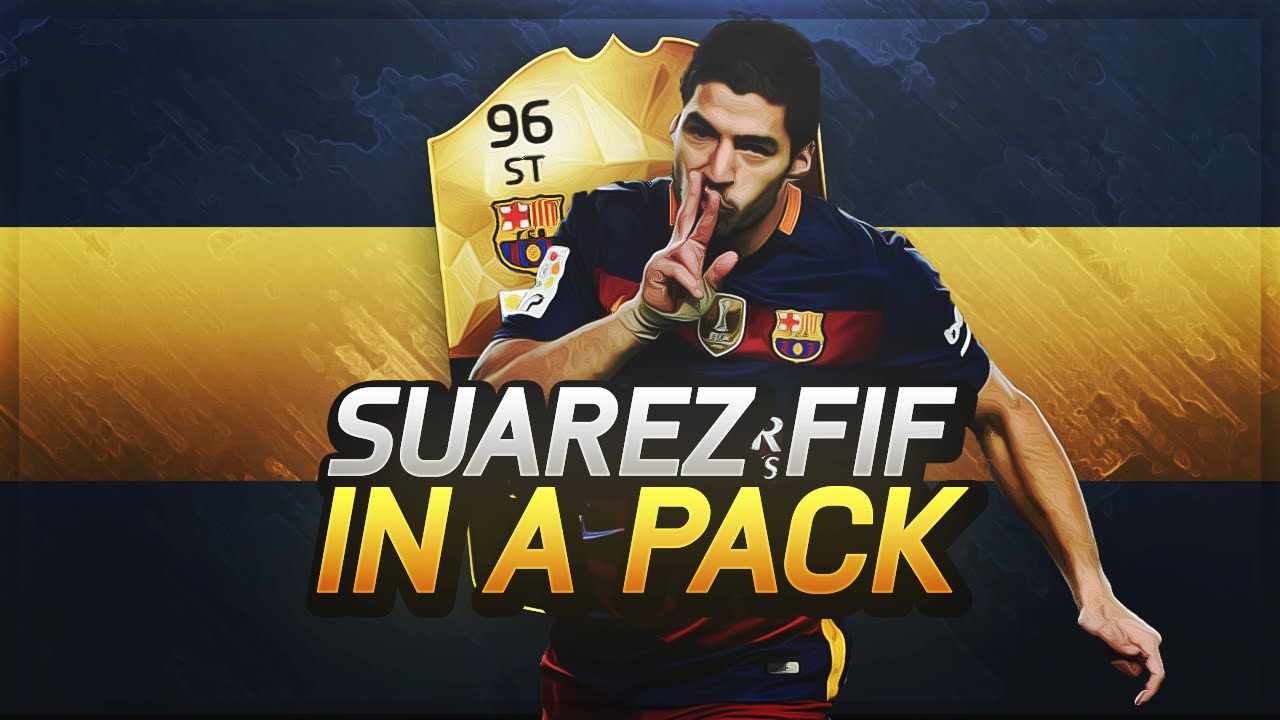 SUAREZ FIF(96) IN A PACK!!! - YouTube