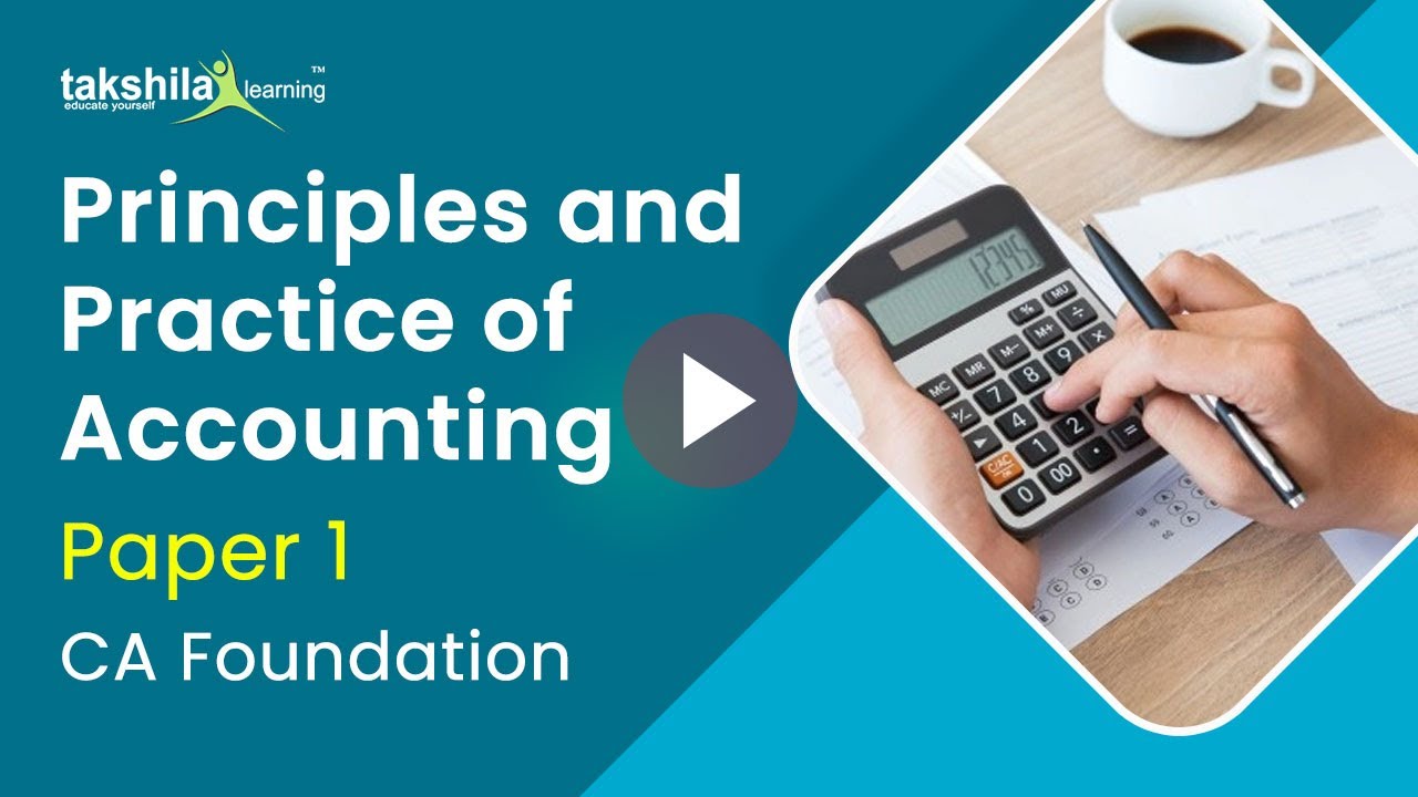 Paper -1 Introduction CA Foundation Principles and Practices of ...