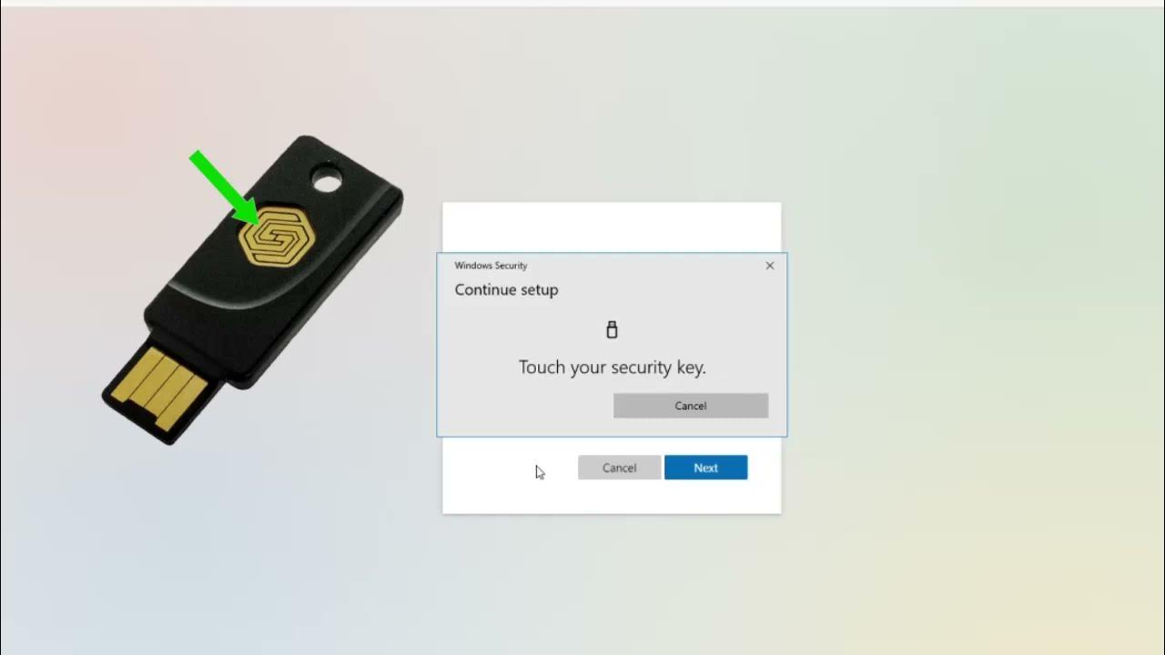 How to set up your Security Key USB Fob for Microsoft Office 365 - YouTube