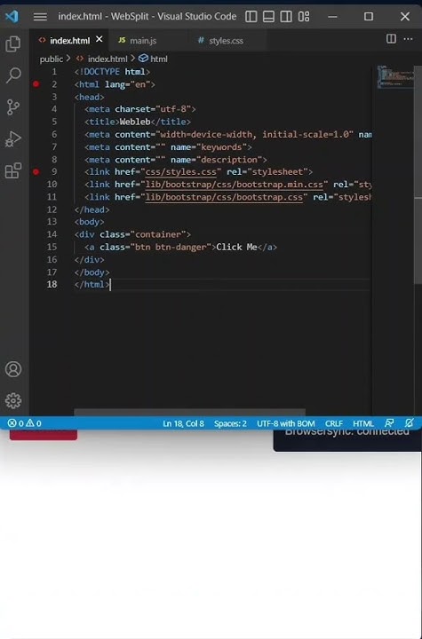 Bootstrap Tutorial Adding A Button Webleb Developer Coding Programmer Html Bootstrap