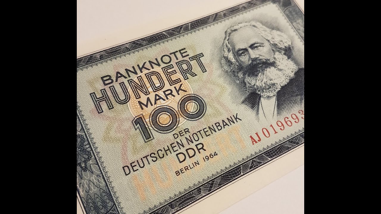 The East German banknotes - 1949-89 (The story of stolen money..) DDR ...