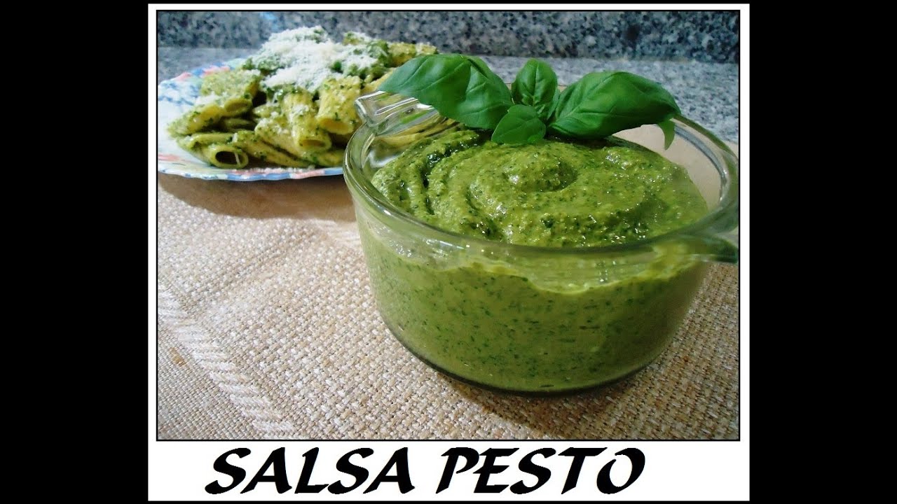 Salsa Pesto receta original - YouTube