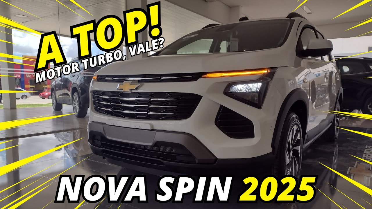 NOVA CHEVROLET SPIN 2025: Mudanças RADICAIS ou só MAQUIAGEM? Descubra ...