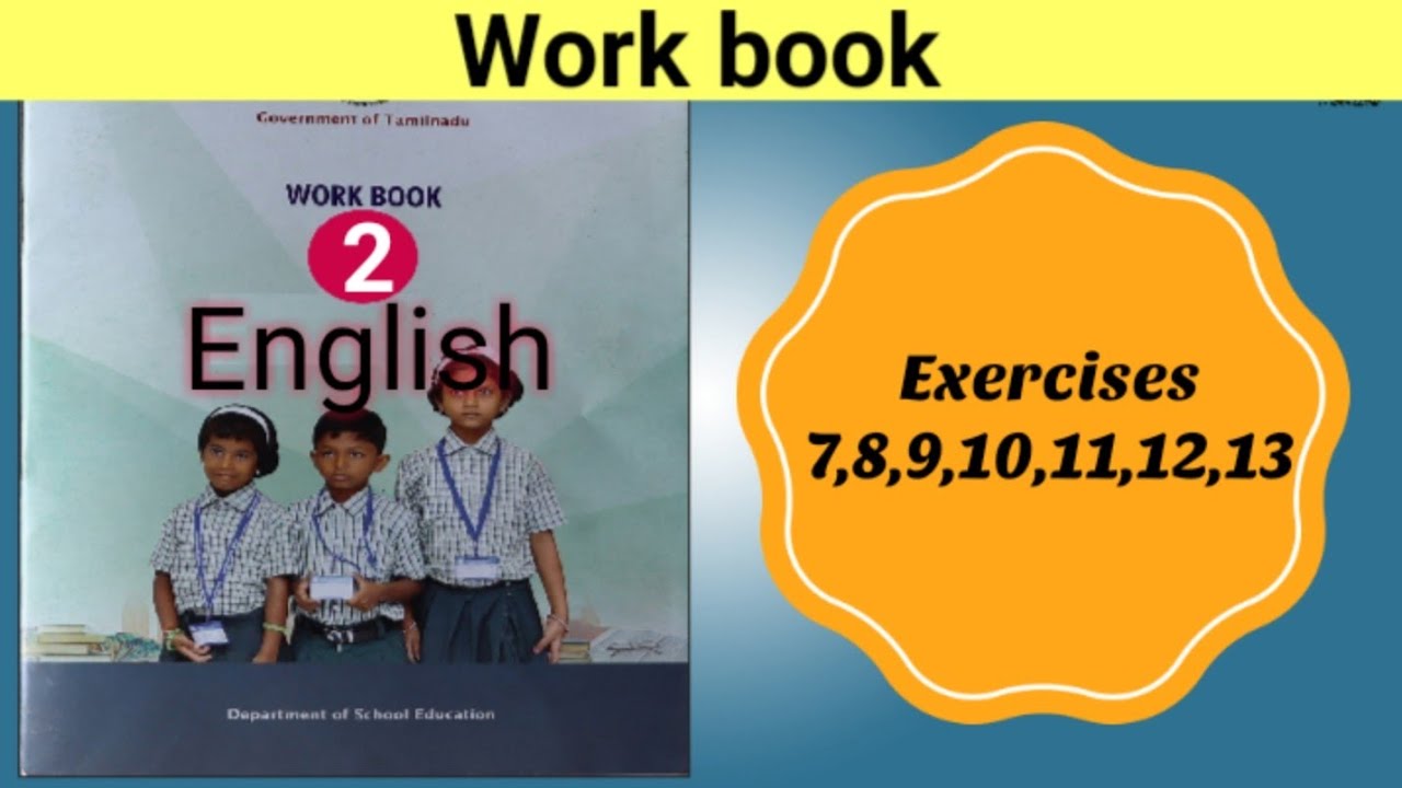 2nd standard English workbook worksheet 7,8,9,10,11,12,13 | 2nd std ...