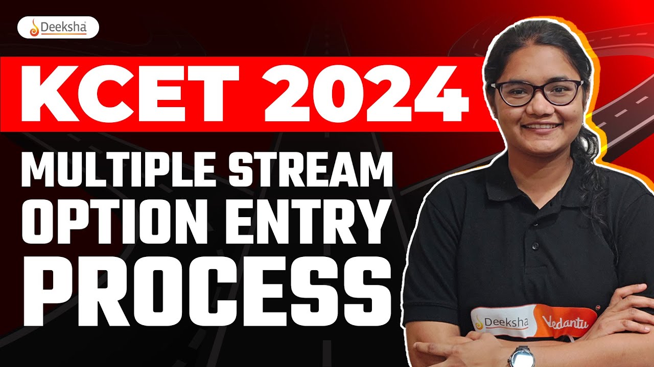 How to Do KCET 2024 Option Entry for Multiple Streams | KCET 2024 ...