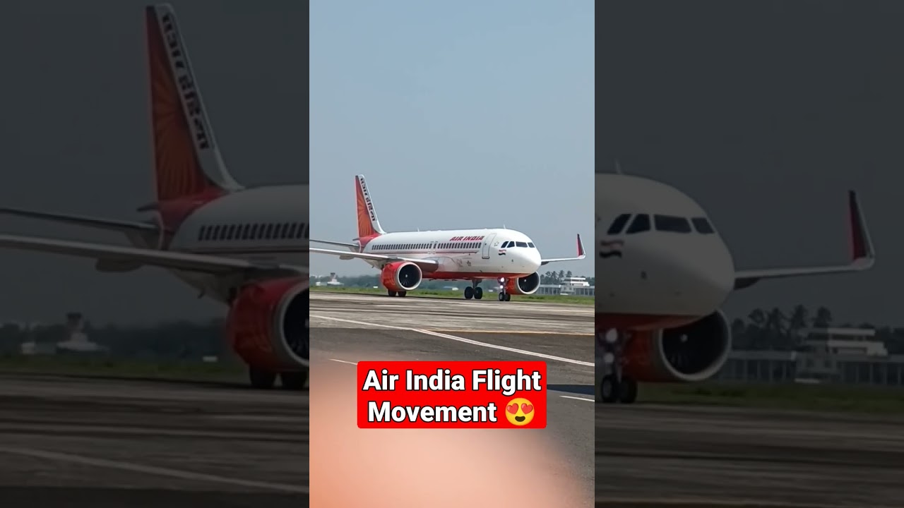 air india plane outside view - YouTube