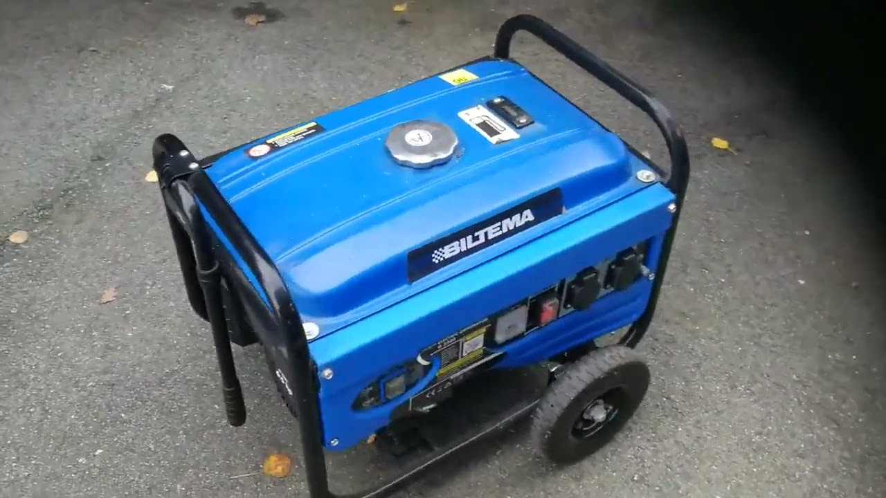 elverk biltema G2502 - YouTube