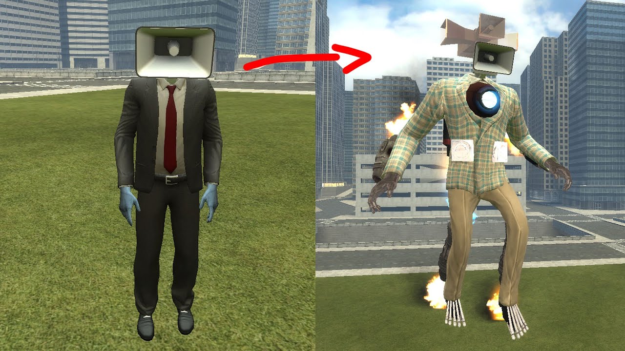 EVOLUTION OF SIRENMAN ! _Skibidi Toilet In Garry's Mod! - YouTube
