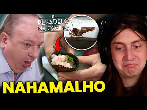 ESSE É O PIOR RESTAURANTE DO PESADELO NA COZINHA - Nahamalho felca reage