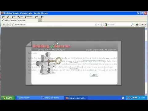 Niagara Ax Custom Login Page Part 2 - YouTube