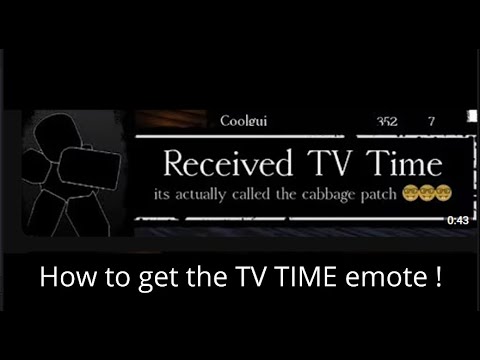 How to get the TV TIME emote | Forsaken - YouTube