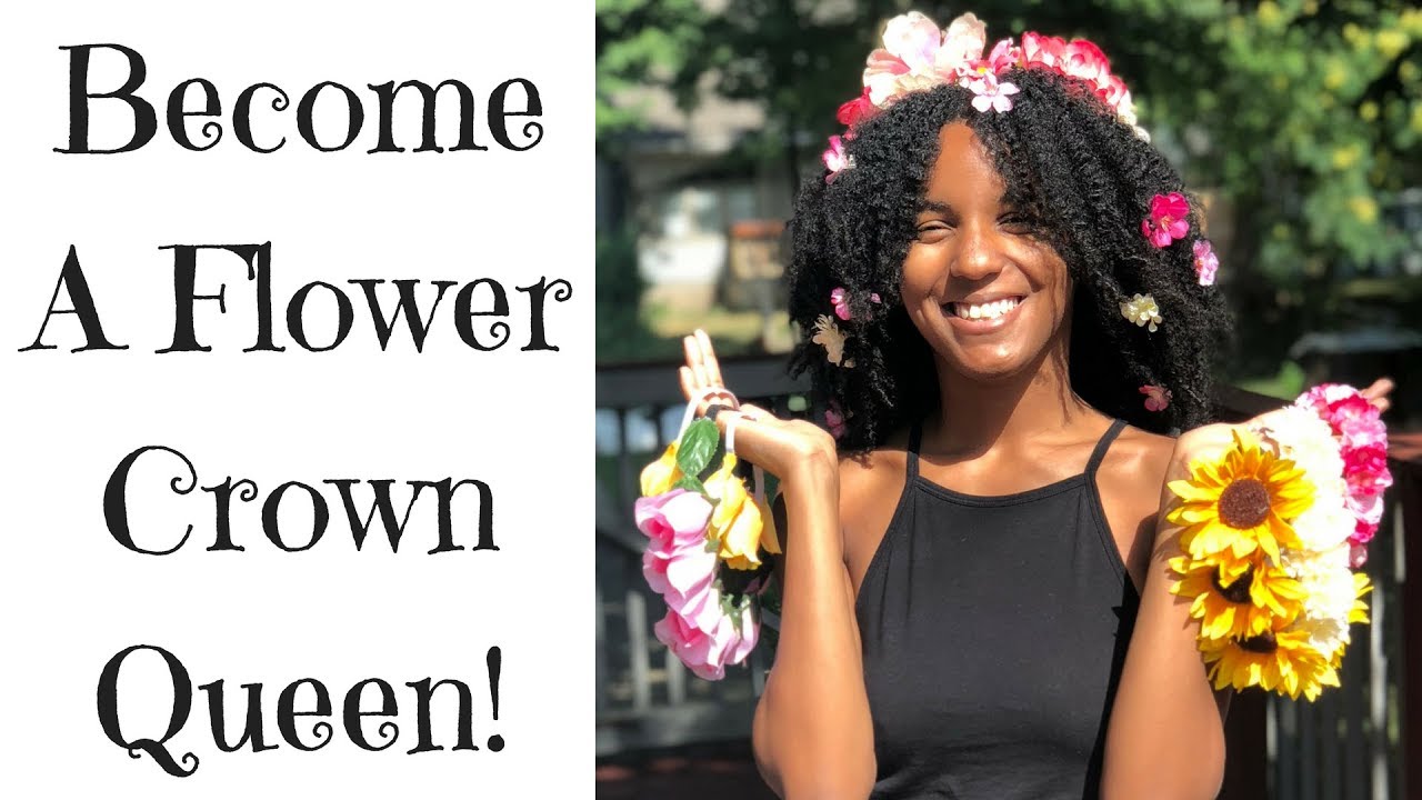 Part 1 - Seven DIY Dollar Tree Flower Crowns & Hair Accessories - YouTube
