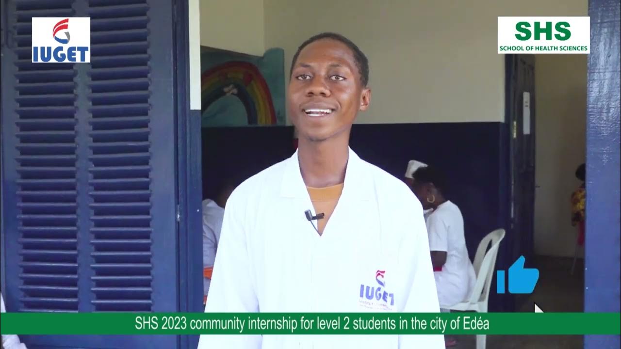 YMELE Cedrick, Student of SHS IUGET on internship - YouTube