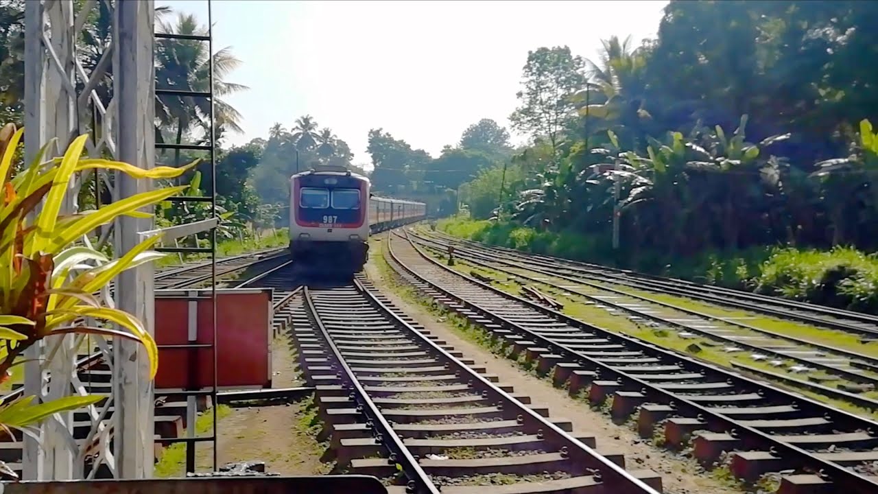 Train Changing Track (දුම්රිය ධාවන පථය වෙනස් කිරීම) In Peradeniya ...