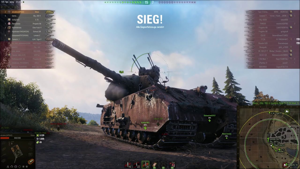 ALLE super HEAVYS fahren,E100 - MAUS - TYPE 5 Heavy - 60TP - wot ...