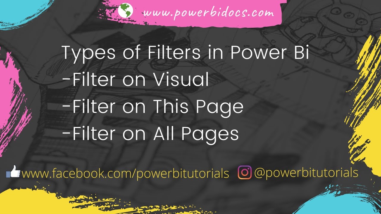 26 - Types of filters in Power Bi | Filter on Visual | Filter on This ...