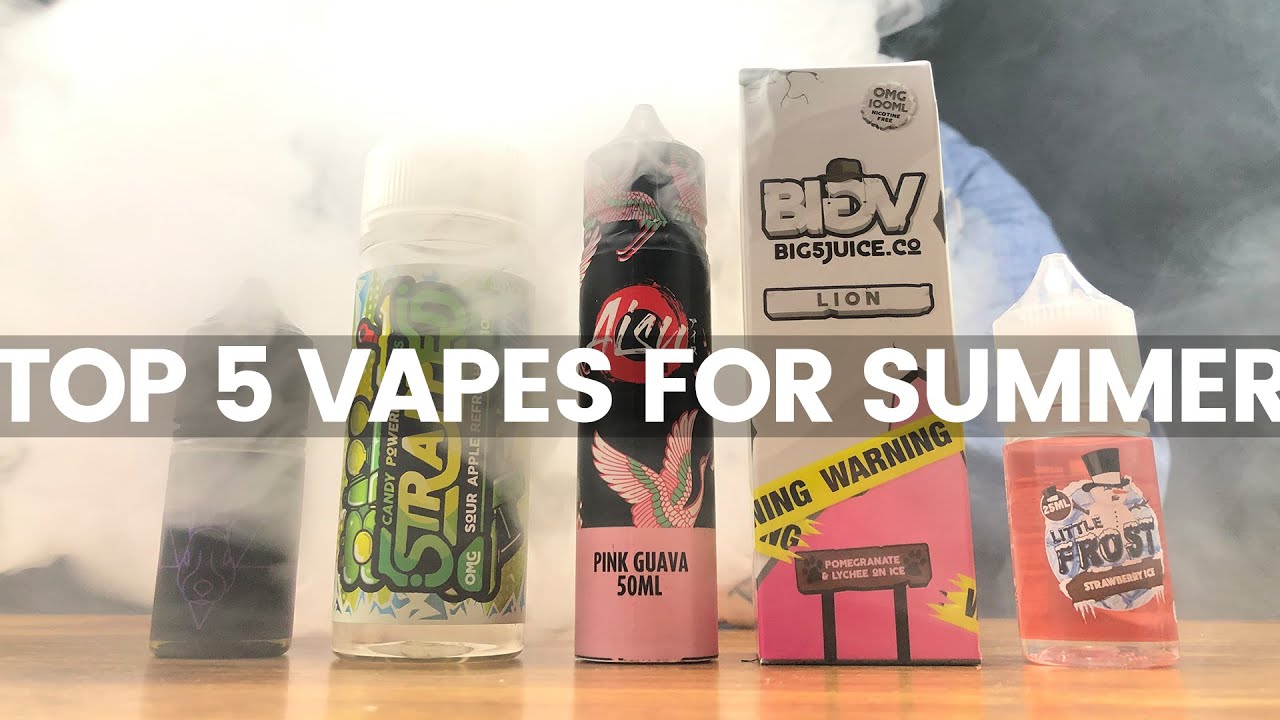 Top 5 Summer Vapes | The Best Cold Eliquids 2019 - YouTube