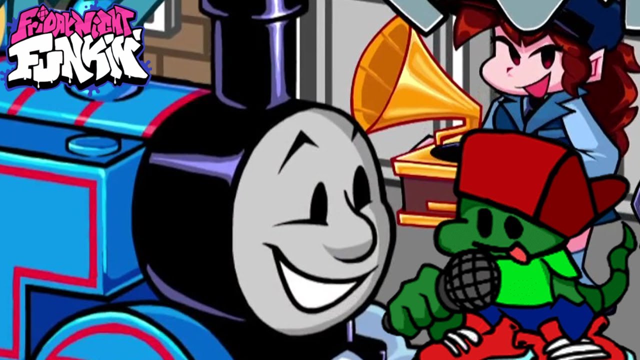 FACING THOMAS AND FRIENDS! AND CAUSING PROBLEMS! | Friday Night Funkin ...