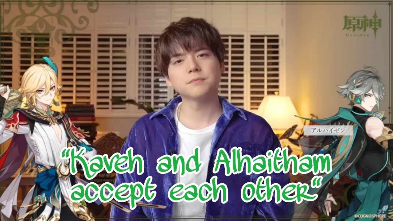 Genshin Impact Interview - Uchida Yuuma as Kaveh (Eng subs) - YouTube