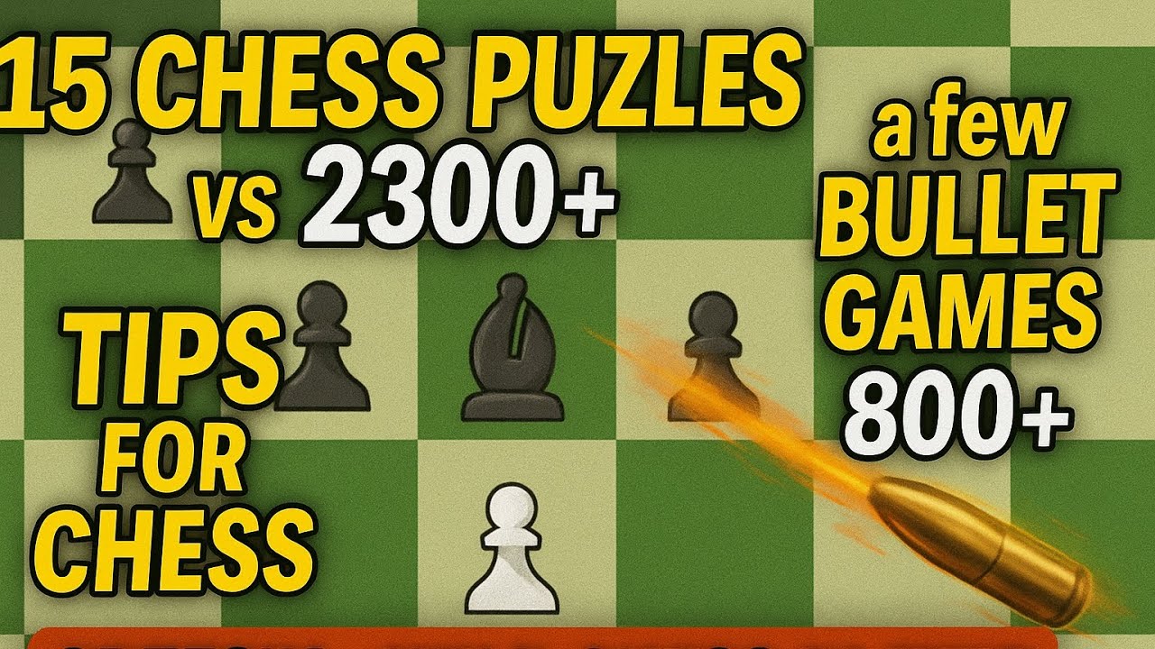 Very nice bullet games and good puzzles | chess.com #11 - YouTube