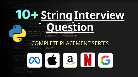 Python Interview Questions: Master Every Topic for MAANG Success! - YouTube