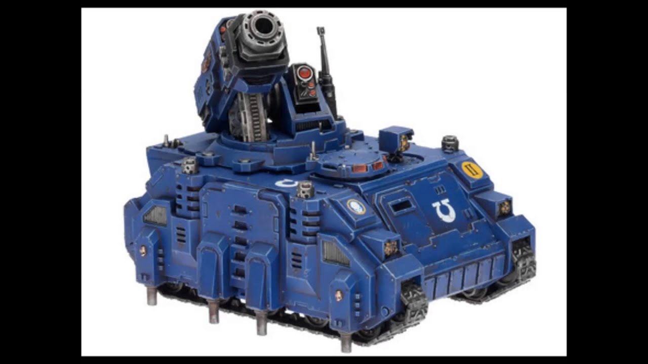 space marine hunter/stalker rhino GW 40k - YouTube