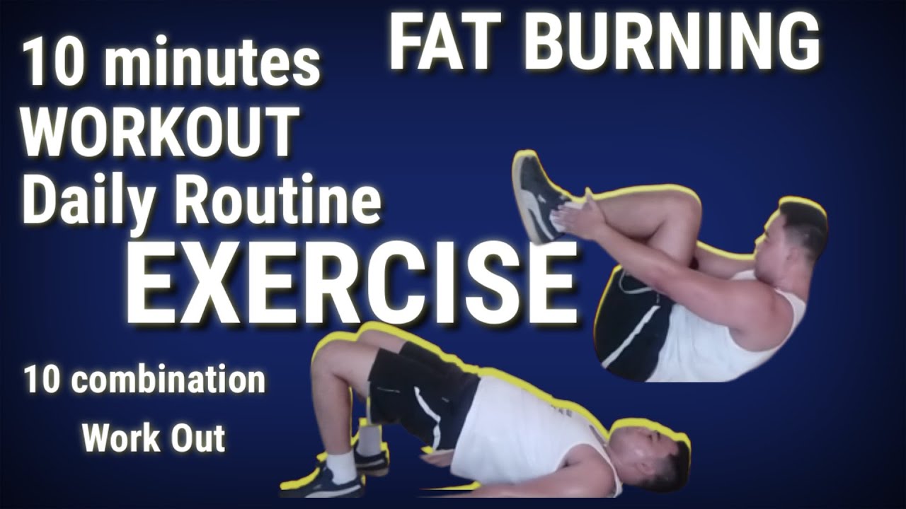 10 minutes exercise at home - YouTube