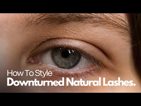 How to Style Downturned Natural Lashes / Lash Extension Tutorial / Eyelash Mapping and Curl Mixing