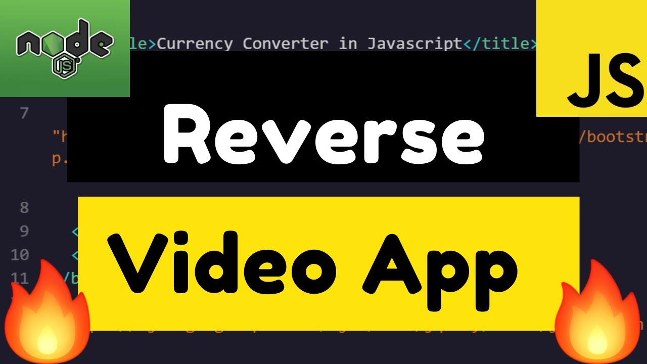 Nodejs Express Ffmpeg Reverse A Video Mp4 File Live Web App Using Javascript 2020