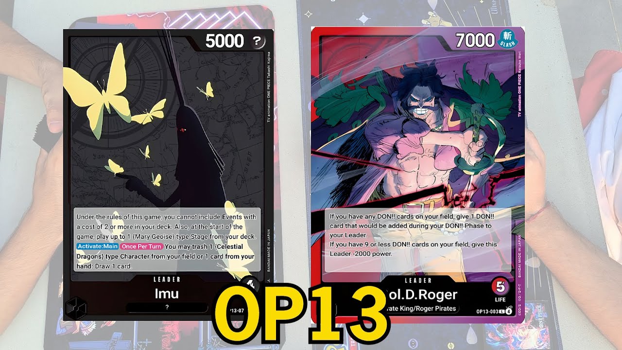 [OP13] Imu vs Gol D. Roger | Testing the best decks One Piece TCG - YouTube