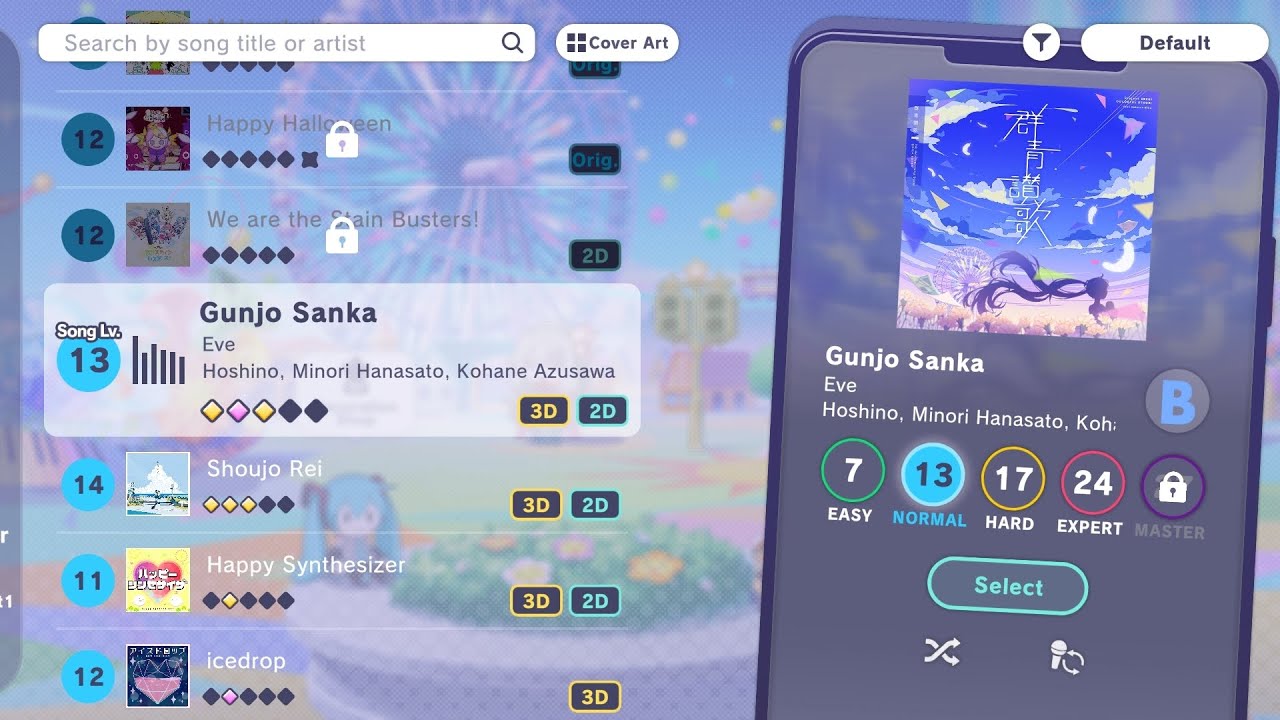 [FULL COMBO!] Gunjo Sanka - Hatsune Miku: Colorful Stage! by Various ...