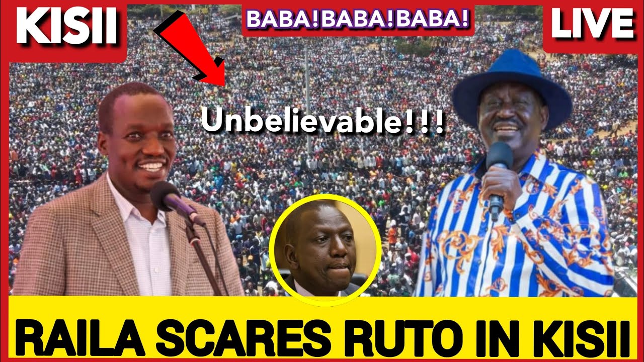 Breaking Raila Odinga Speech in Kisii today Scares RUTO ~ See Raila ...