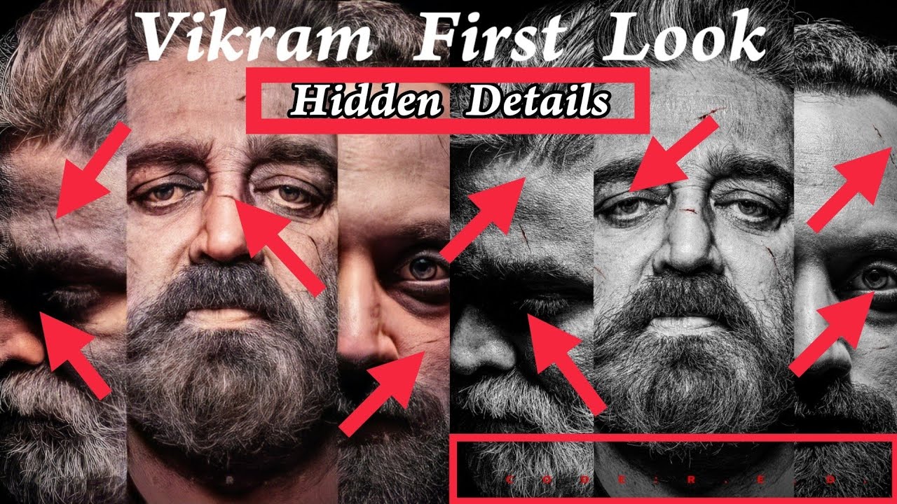 VIKRAM First Look Hidden Details | Kamal Haasan | Fahadh Faasil ...