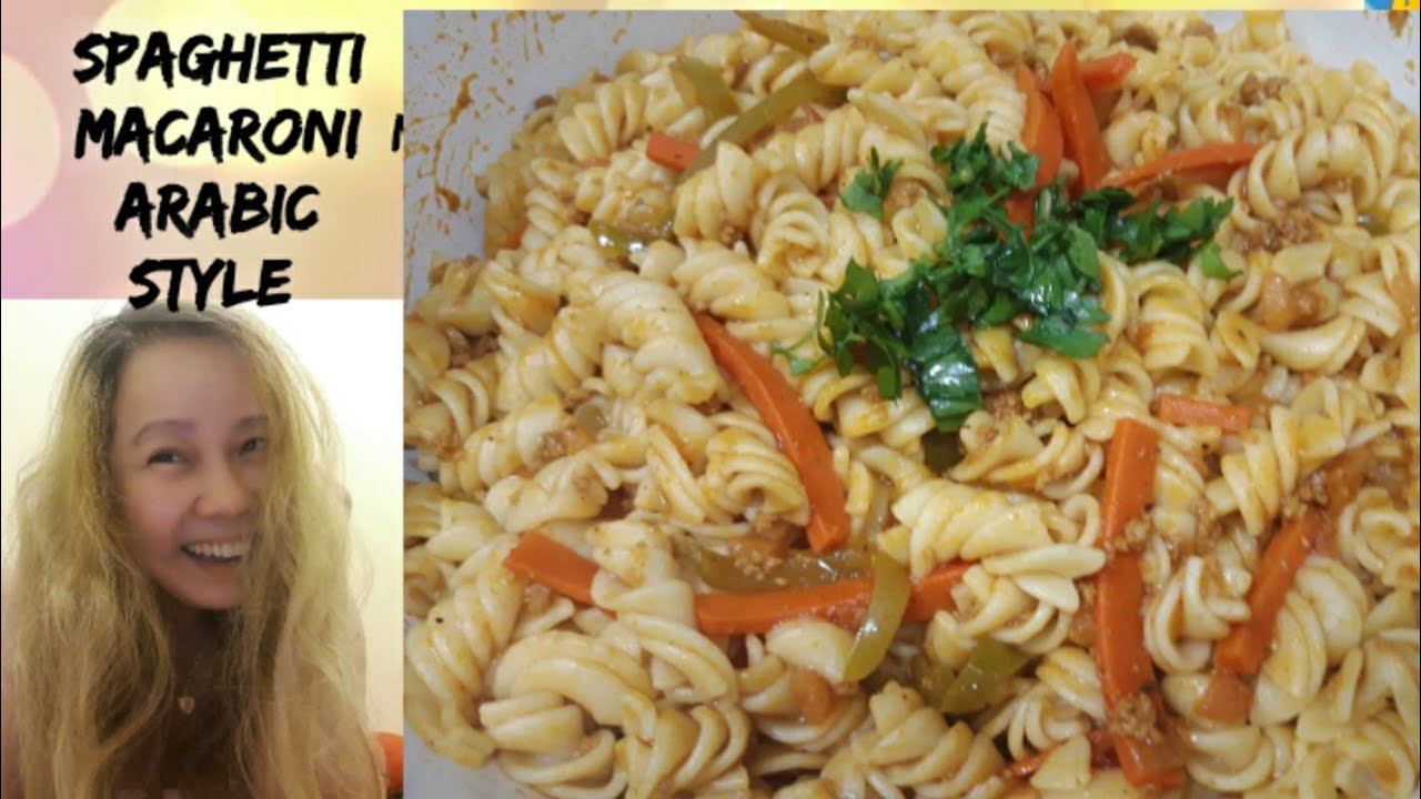 SPAGHETTI, arabic style...by:KARAMINA SARI SARI BLOG - YouTube