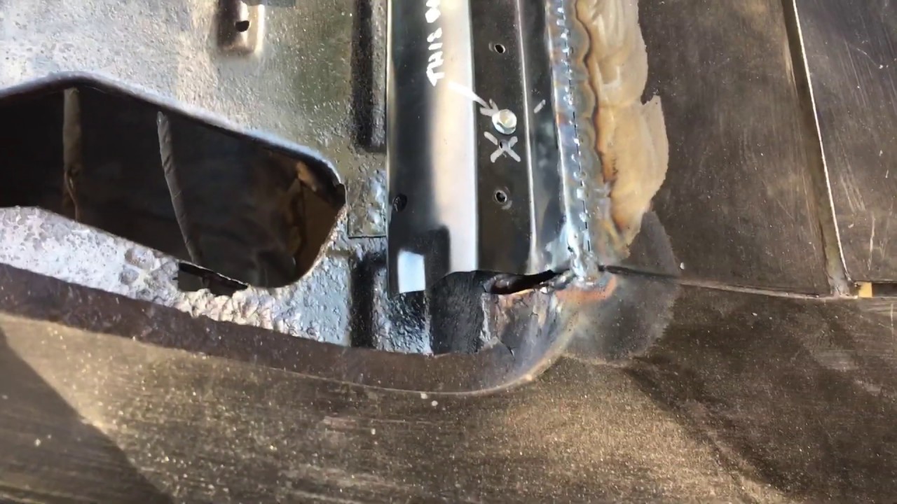 68 Chevelle rear window to trunk panel replacement ALMOST - YouTube