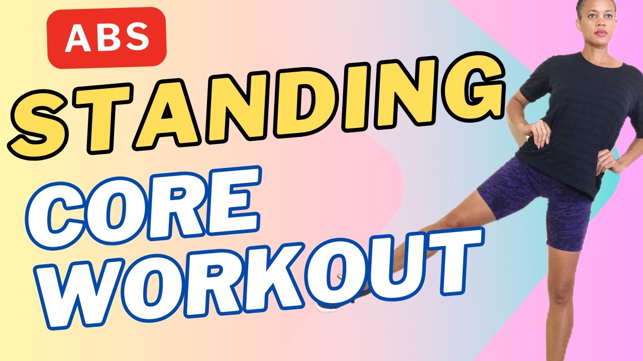 STANDING ABS WORKOUT for Core Strength 👍 No Repeats & Easy on Joints ...