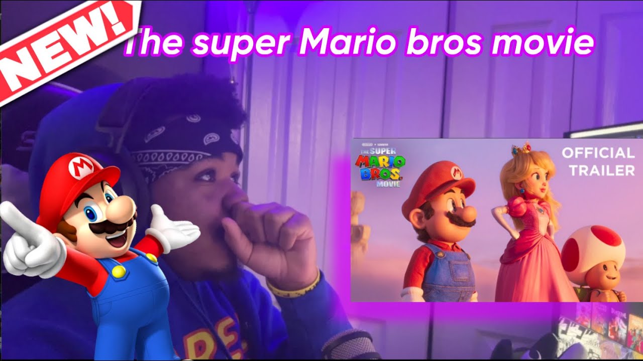 MJ REACT TO THE NEW SUPER MARIO BROS TRAILER !!! #youtubevideo # ...